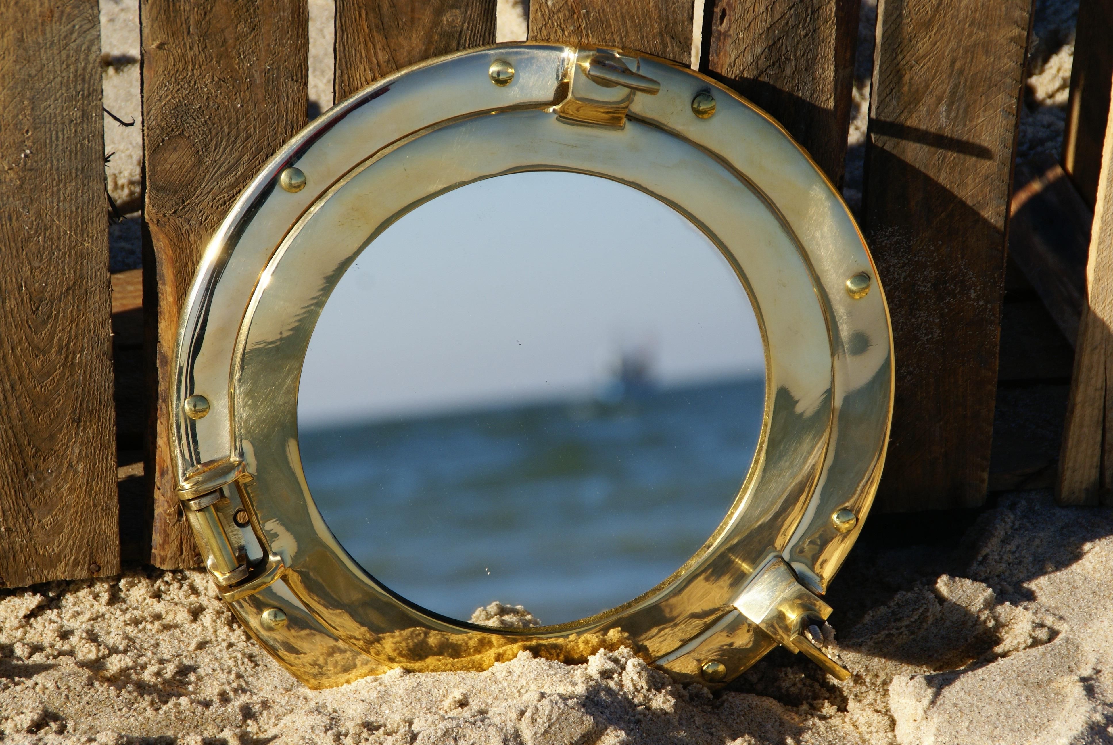 Nauticdecor Bulaj Iluminator Lustro Mosiądz 29cm - Opinie i atrakcyjne ...