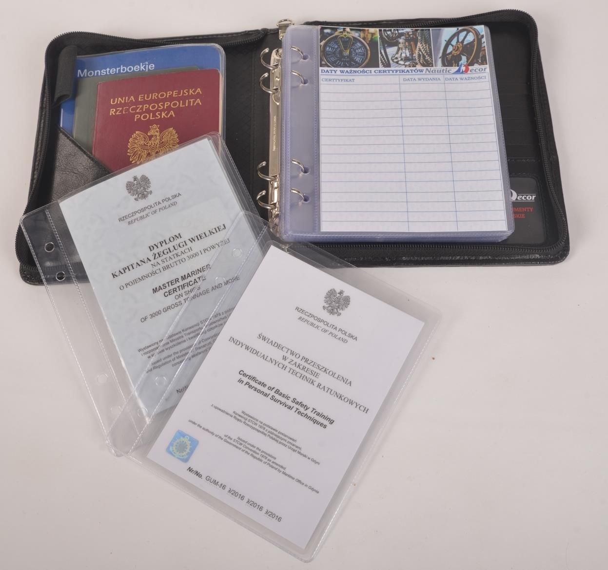 Nauticdecor Etui Folder Teczka Biwuar Aktówka Segregator Na Dokumenty ...