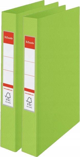 Segregator Esselte Vivida A4 42Mm 2Ring Zielony X2 - Ceny i opinie - Ceneo.pl