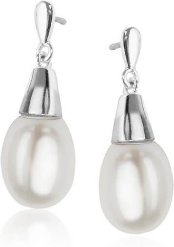 Staviori Kolczyki Srebro Naturalne Perły hodowlane słodkowodne - model ...