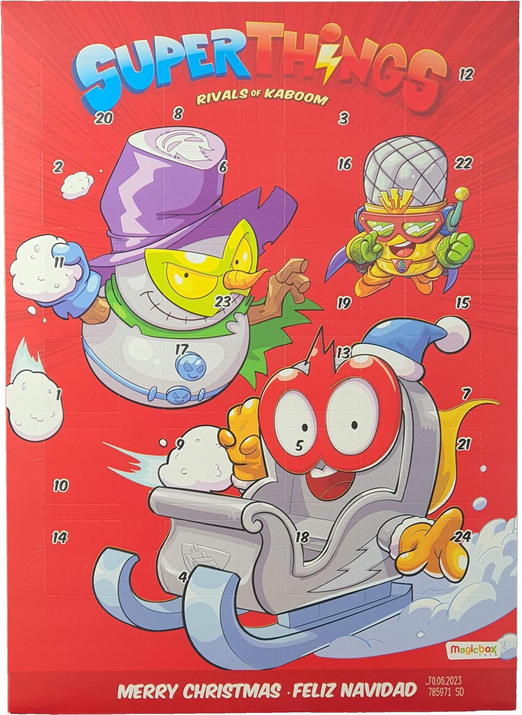 Magicbox Toys Kalendarz Adwentowy Super Things Czekoladki Mleczne 65g ...