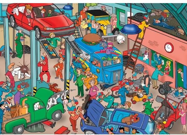 Goliath Games Puzzle 1000El. Wacky World Garage 919244 - Ceny i opinie ...