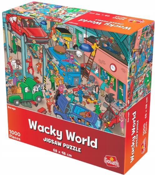 Goliath Games Puzzle 1000El. Wacky World Garage 919244 - Ceny i opinie ...