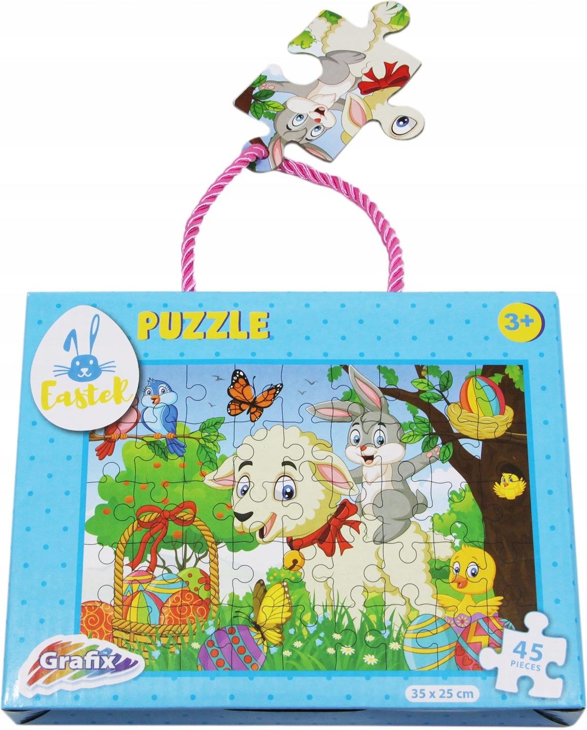 Grafix Puzzle Wielkanocne 45El. Zając Baranek Dla Dziecka - Ceny i ...