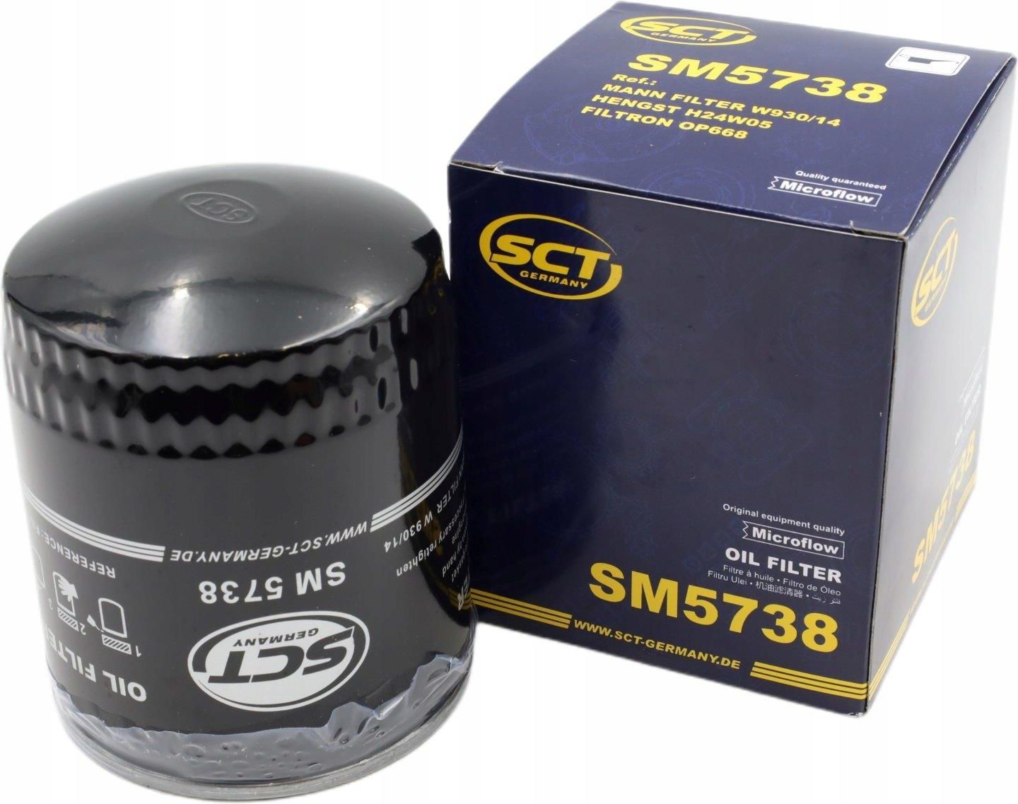 Sct Germany Filtr Oleju Sm 5738 Sm5738 - opinie i ceny na Ceneo.pl
