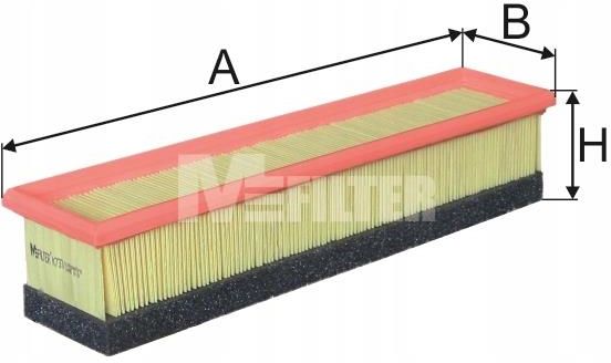 Mfilter Filtr Powietrza 4770446505181 K 7371 K7371 - opinie i ceny na ...