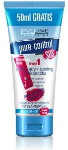 Eveline PURE CONTROL SOS ŻEL+PEELING GŁĘBOKO OCzYSzCzAJĄCY NA PRYSzCzE ...