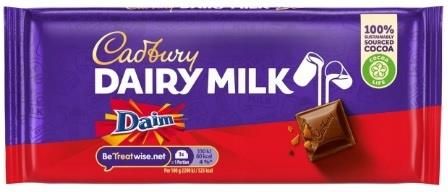 Cadbury Daim Chocolate Czekolada 120g - Ceny i opinie - Ceneo.pl
