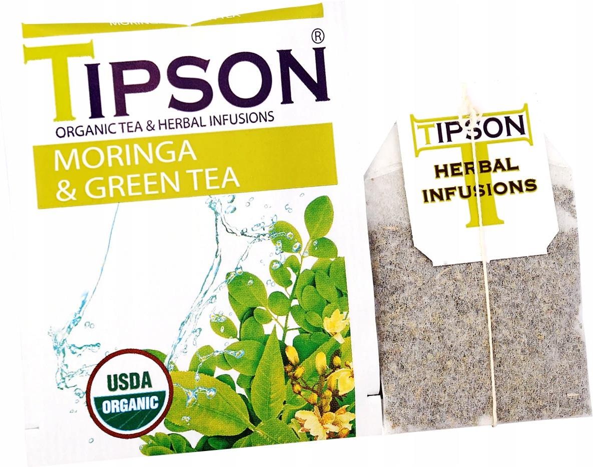 Herbata Tipson Moringa Green Tea Ziołowa 100x1,5G - Ceny i opinie ...