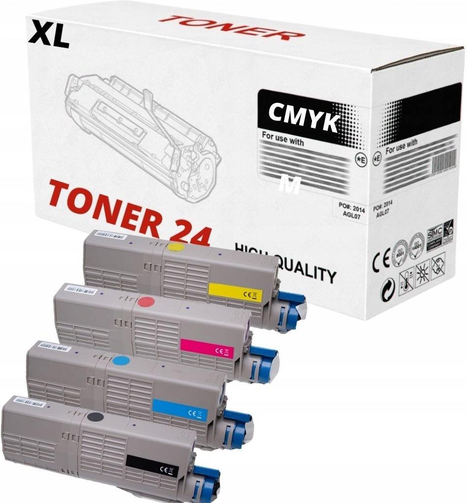 4 X Toner Do Oki C532 C542 Mc563 Mc573 46490608 - Opinie i ceny na Ceneo.pl