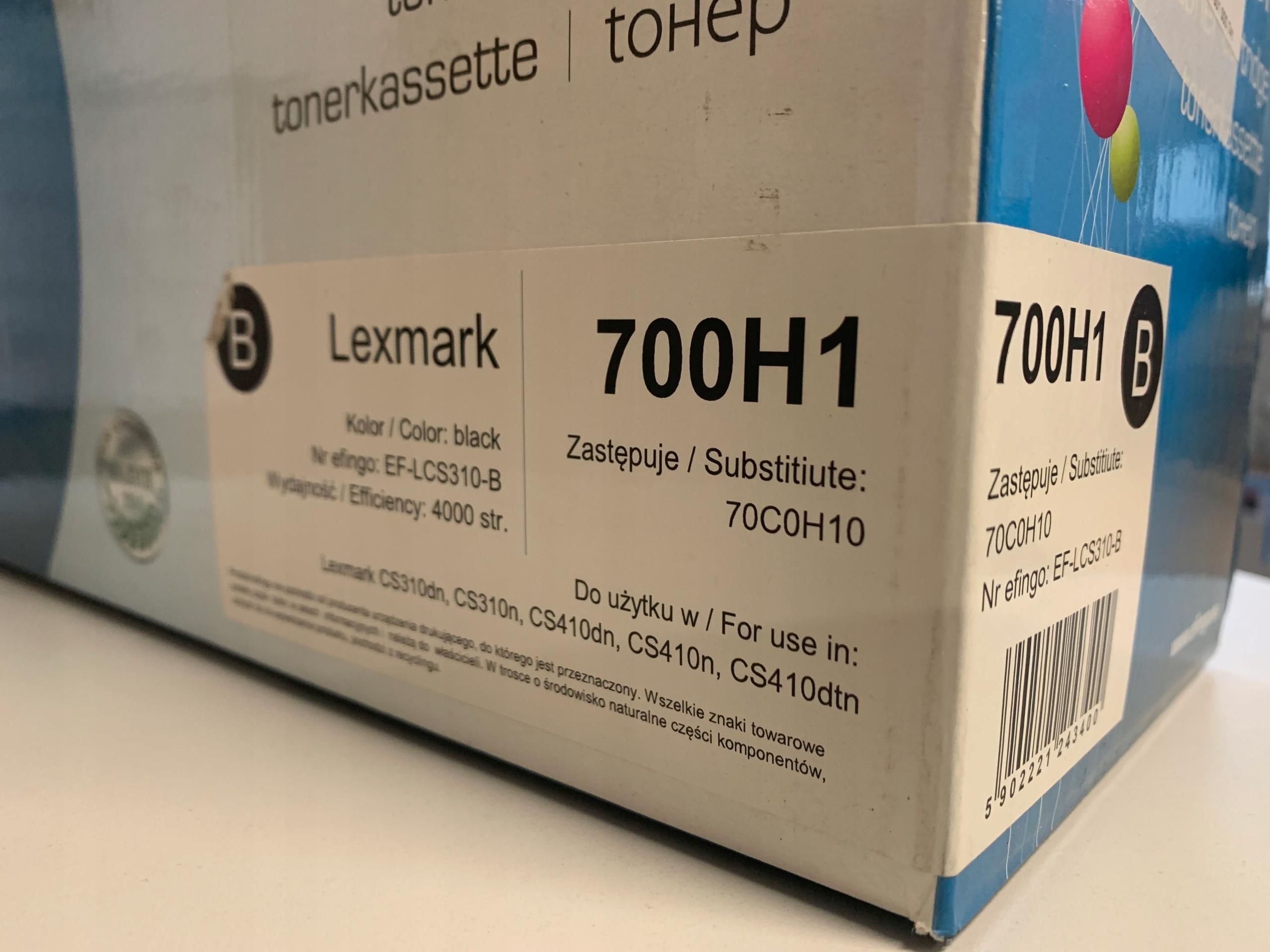 Toner Lexmark 700H1 Zamiennik 70C0H10 - Opinie i ceny na Ceneo.pl