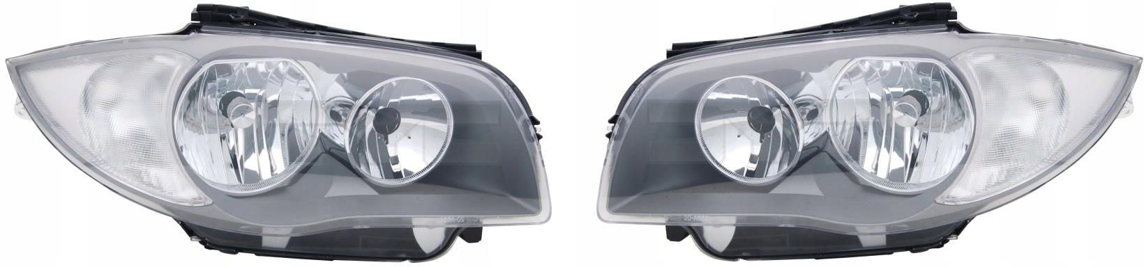 Lampa przednia Tyc Bmw 1 E81 E82 E87 E88 0709 L+P Ss2001092E + 2001102E ...