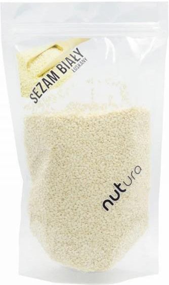 Nutura Sezam Biały Łuskany Ziarno 1kg - Ceny i opinie - Ceneo.pl