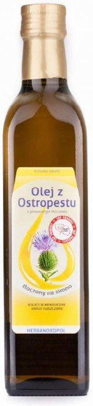 Herbanordpol Olej Z Ostropestu Tłoczony Na Zimno 500ml Świeży - Ceny i opinie - Ceneo.pl