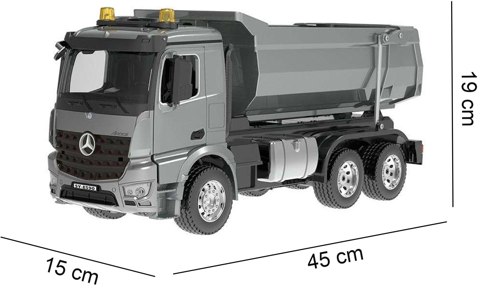 Double Eagle Eagle Sterowana Ciężarówka Wywrotka Mercedes Benz Acrocs 1 ...