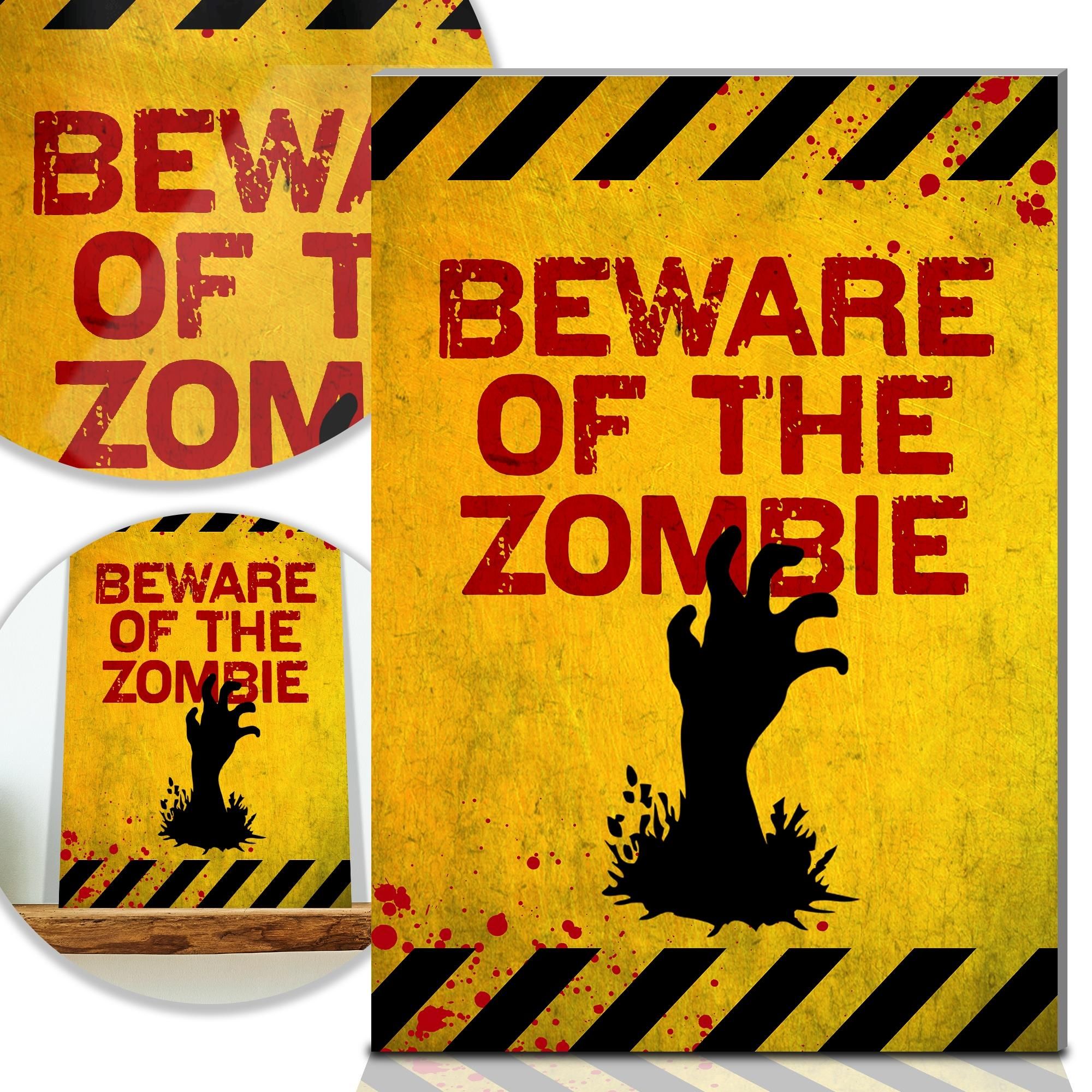 Tabliczka Ostrzegawcza Beware of the Zombie - Ceny i opinie - Ceneo.pl