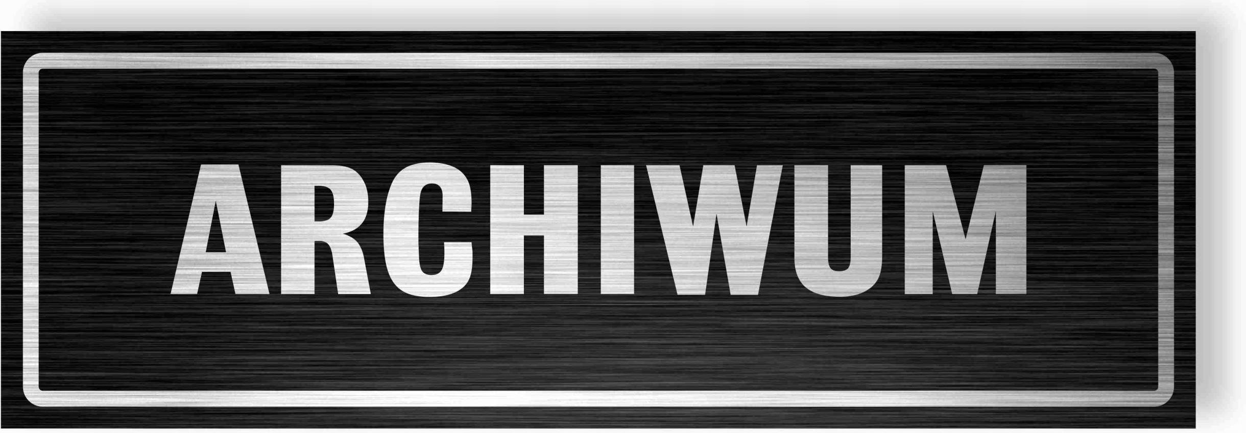 Tabliczka Archiwum 30x10 cm Dibond Uv - Ceny i opinie - Ceneo.pl Tabliczka Archiwum 30x10 cm Dibond Uv - Ceny i opinie - Ceneo.pl