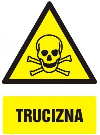 Trucizna znak tabliczka Pcv 33x46,7 - Ceny i opinie - Ceneo.pl