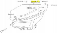Lampa przednia Subaru Oe Led Prawy Legacy Outback Usa 20 84002An14A ...