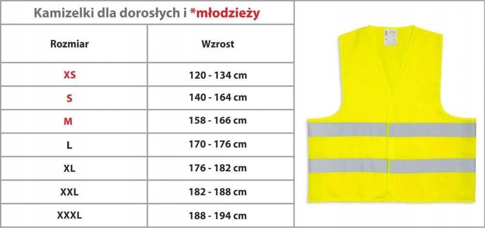 Solidna Czarna kamizelka odblaskowa ochrona XL-XXL - Ceny i opinie ...