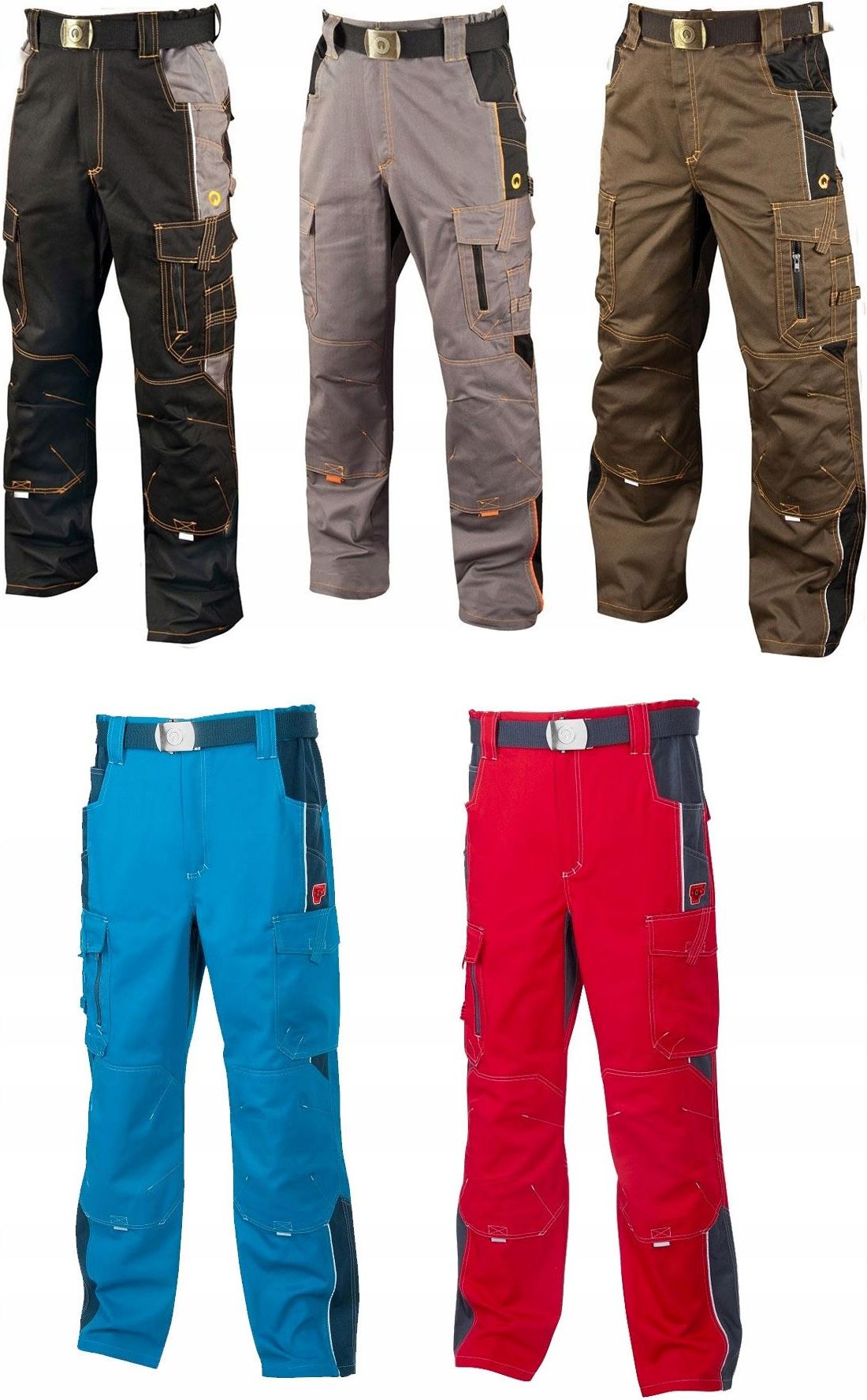 Czerwone Spodnie Robocze Ogrodniczki Vision r. 48 - Ceny i opinie ...