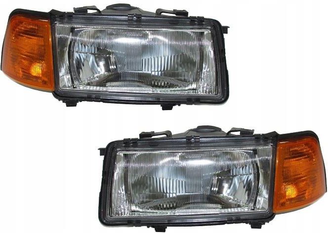 Lampa przednia Depo Y+Migacze Audi 80 B3 19861991 1087.1307090E ...