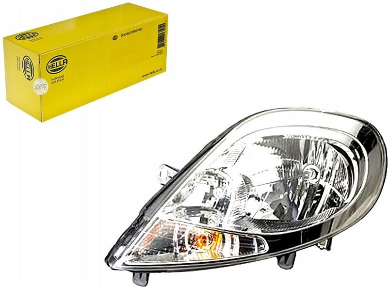 Lampa przednia Hella H4 Z Silnikiem Kolor Wkładu: Chromowany Pro/1Eh ...