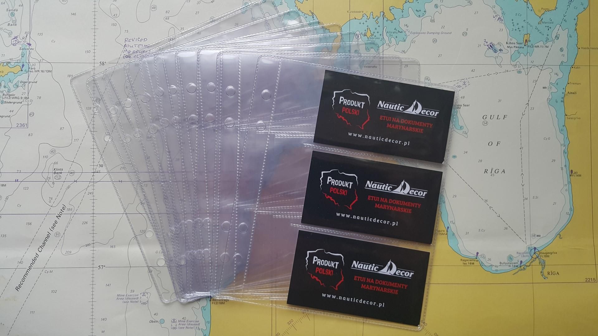 Akcesoria do opraw dokumentów Nauticdecor Dodatkowe Koszulki Na Patenty ...