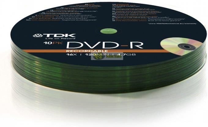 Nośnik danych TDK Dysk DVD-R 4,7GB 16x BULK 10Pack ( DVD41354) (TDKDVD41354) - Opinie i ceny na ...