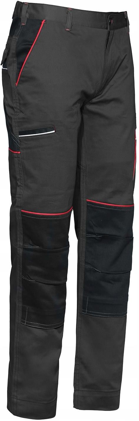 Spodnie Robocze Stretch Czarne Odblaski r. M - Ceny i opinie - Ceneo.pl