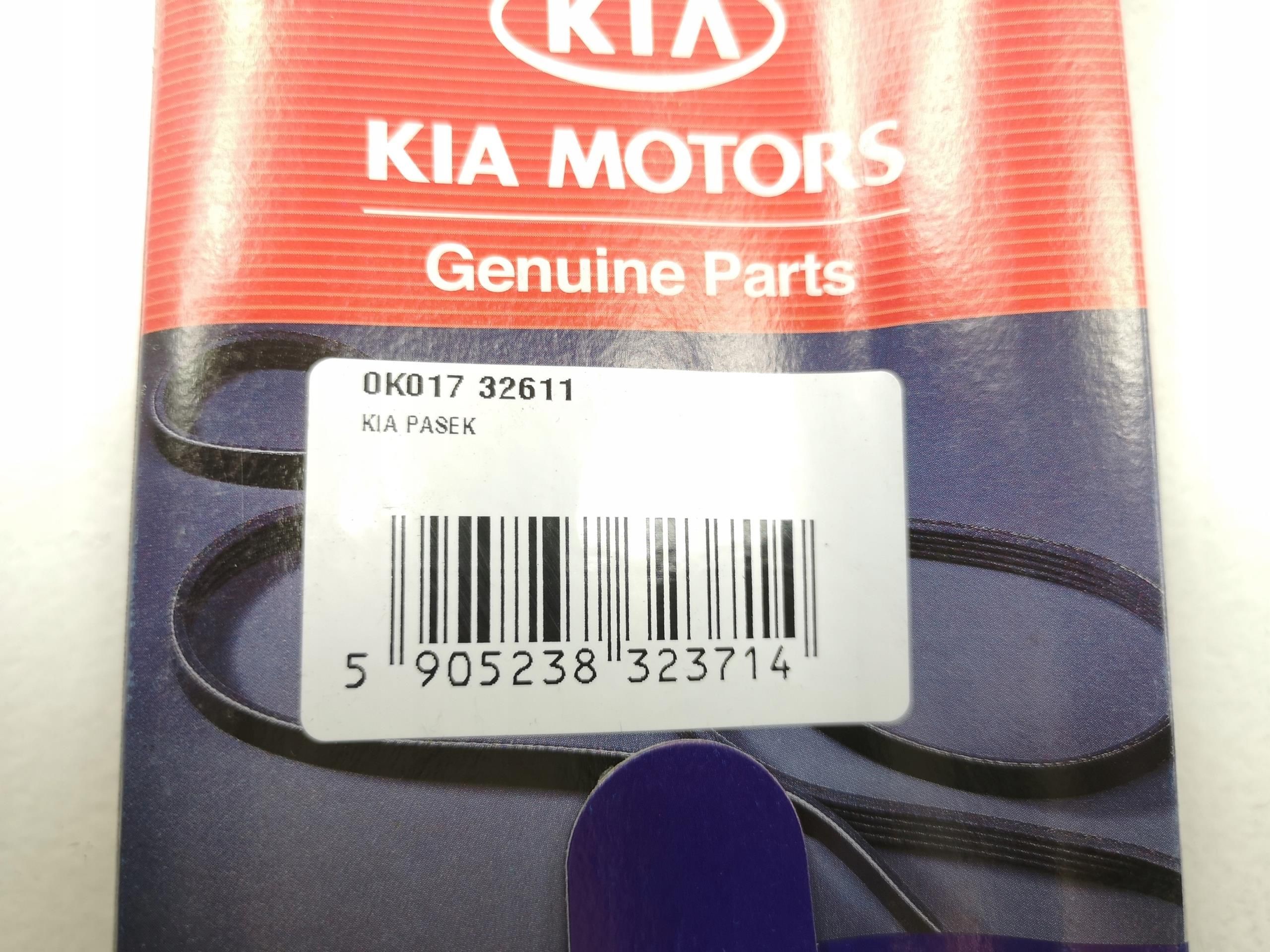 Kia Pasek Klinowy Pompy Wspomagania Sportage 9403 0K01732611 - Opinie i ...