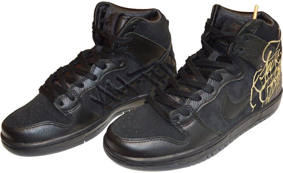 Buty męskie Nike SB Dunk High FAUST Black Gold - DH7755-001 - Ceny i ...