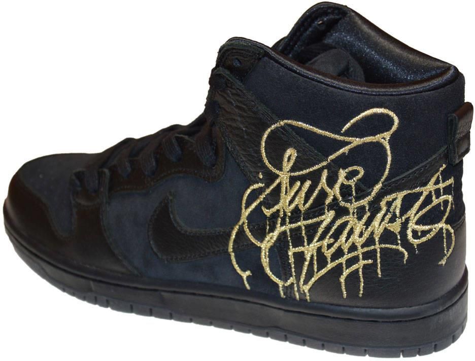 Buty męskie Nike SB Dunk High FAUST Black Gold - DH7755-001 - Ceny i ...