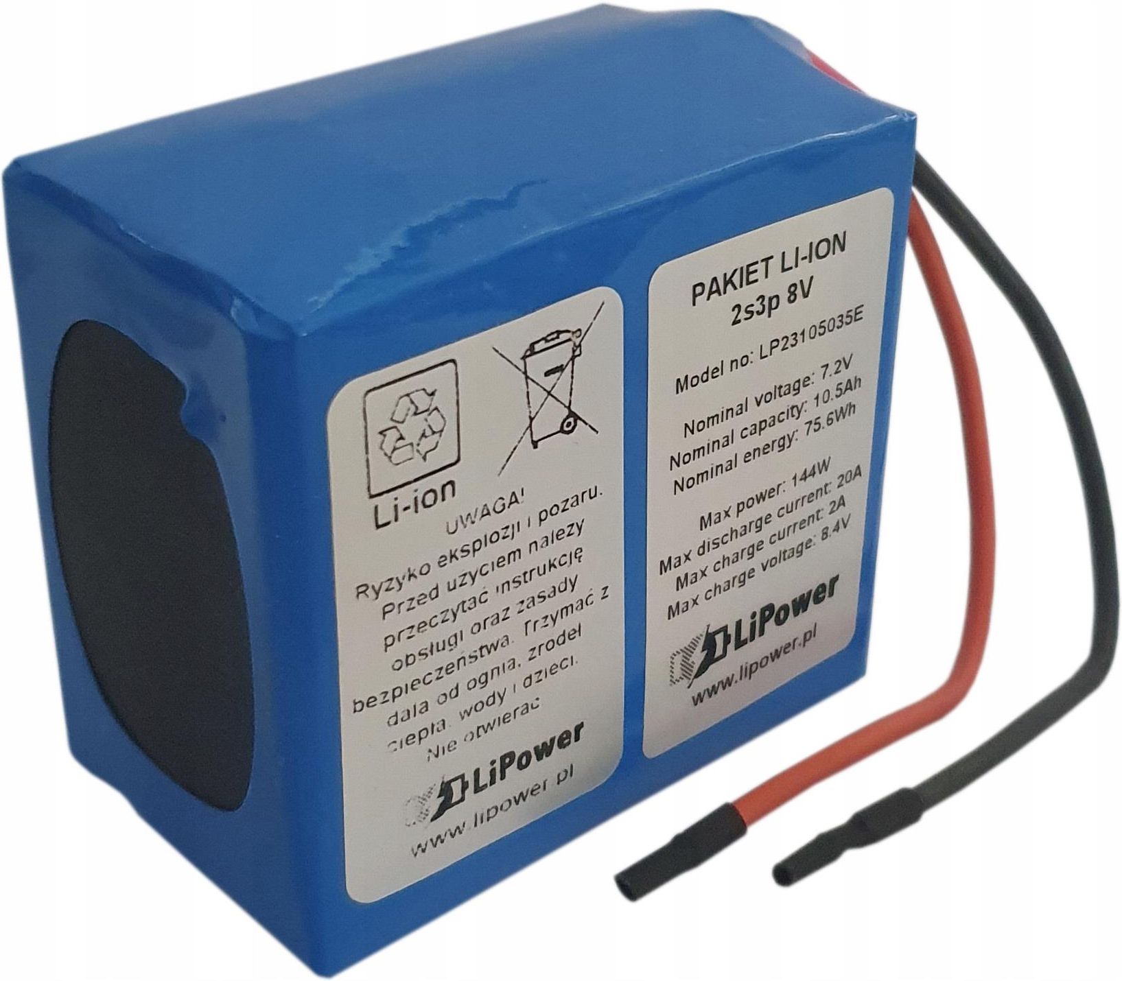 Lipower Akumulator Li-Ion 10500Mah 8V - Ceny i opinie na Ceneo.pl
