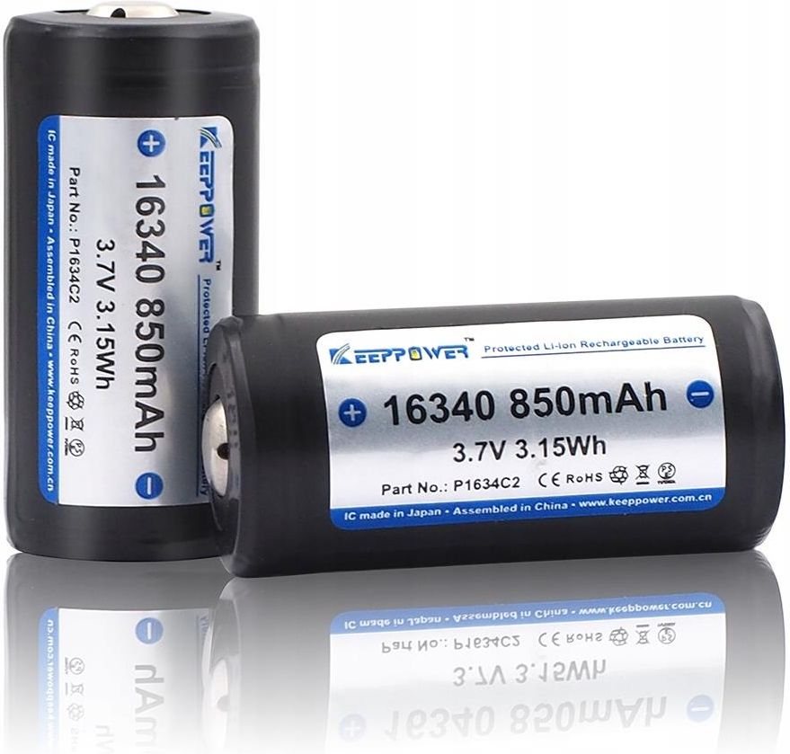 Keeppower Akumulator Icr 16340 - 850Mah 3,7V (Pcb) - Ceny i opinie na ...