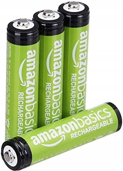 Amazon Basic 4X Akumulatorki Baterie Amazon Basics Aaa 800Mah B - Ceny ...