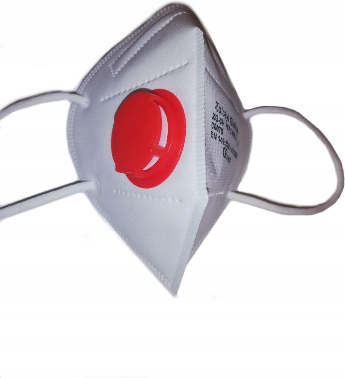 Maska FFP3 z czerwonym zaworkiem 1 szt. - Ceny i opinie - Ceneo.pl