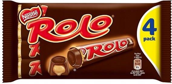 Nestle Rolo Baton Toffi 4Szt. 166G - Ceny i opinie - Ceneo.pl