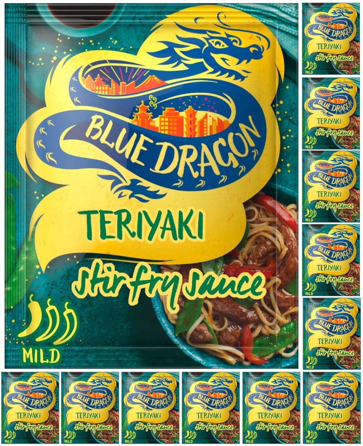 Blue Dragon Sos Teriyaki Sf 12x120g - Ceny i opinie - Ceneo.pl