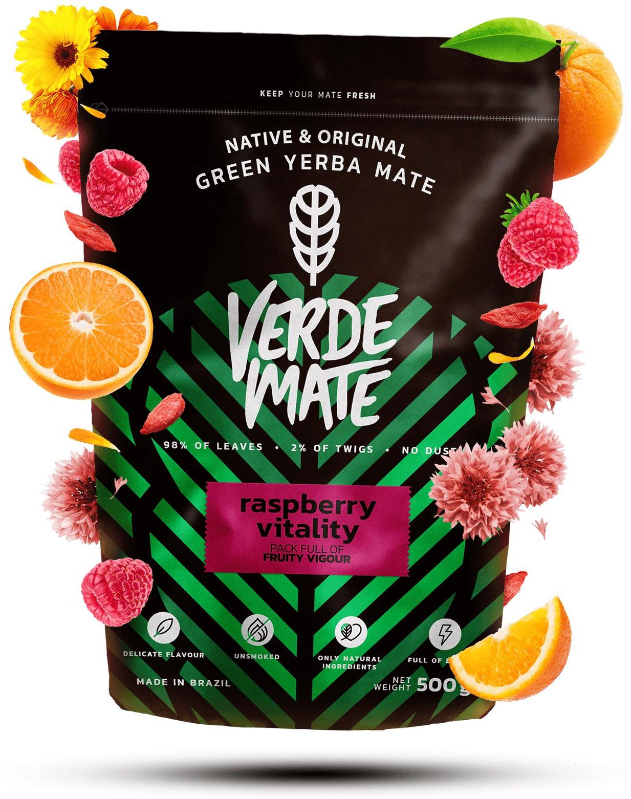Verde Mate Green Raspberry Vitality 0,5kg - Ceny i opinie - Ceneo.pl