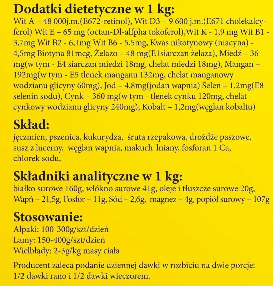 Neopasz Pasza Karma Dla Alpak - ceny i opinie - Ceneo.pl