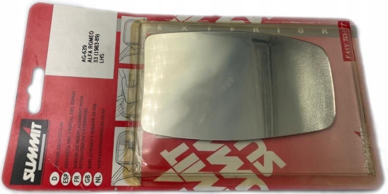 Wkład do lusterka zewnętrznego Summit Wkład Lusterka Lewe Lusterko Alfa ...
