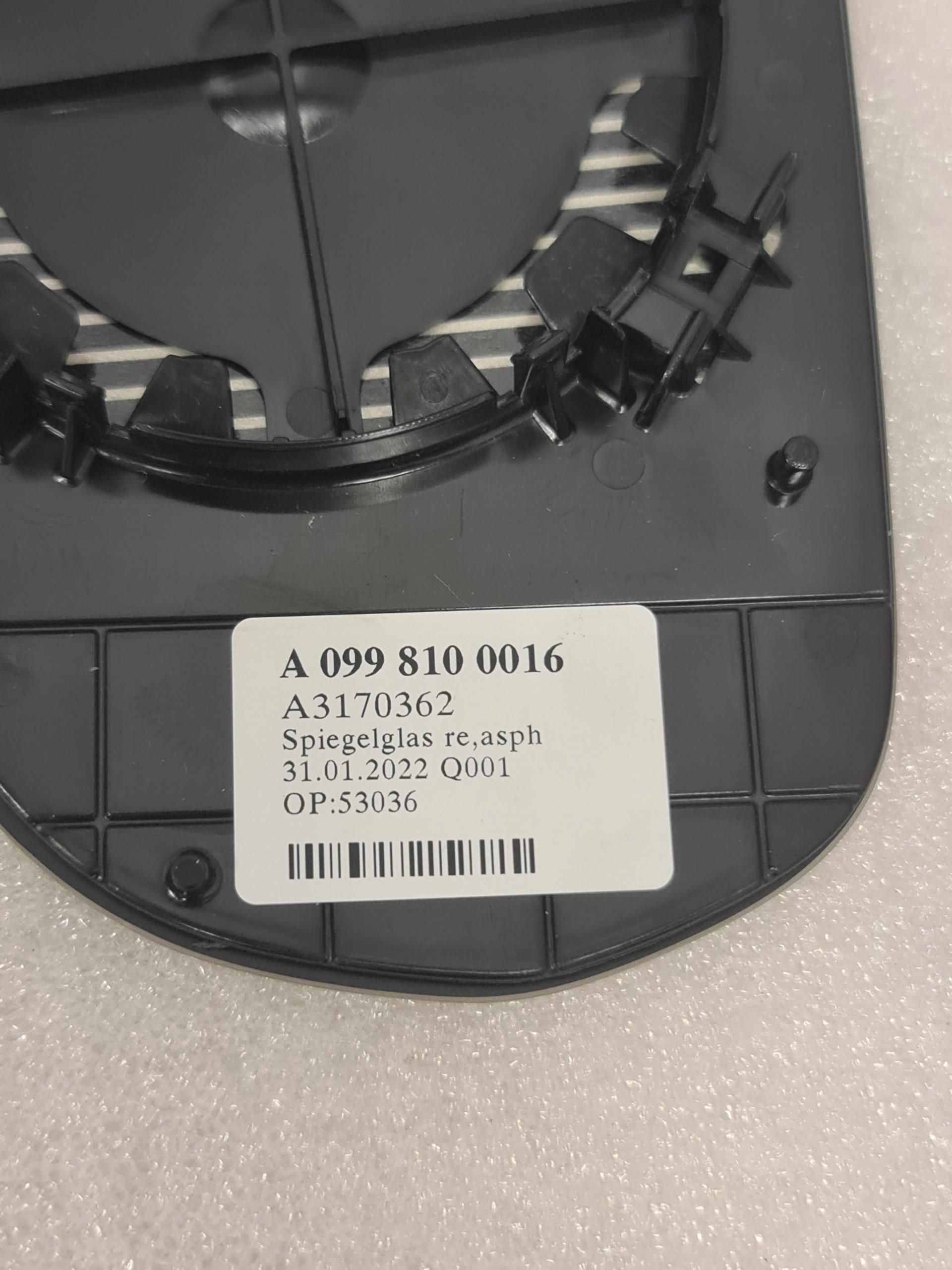 Wkład do lusterka zewnętrznego Mercedes-Benz Oe Wkład Lusterka Szkło ...