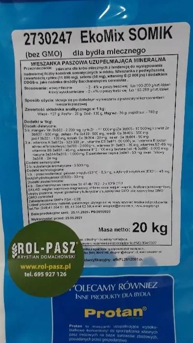 Premiks dla krów Ekomix Somik komórki somatyczne - ceny i opinie - Ceneo.pl