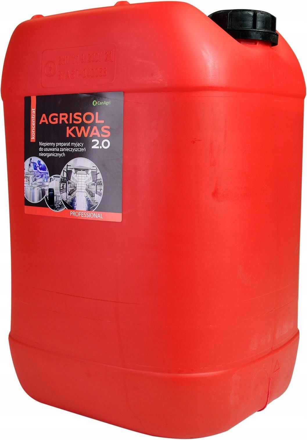 Arctic Kwaśny Preparat Myjący Agrisol Kwas 24Kg - Ceny i opinie - Ceneo.pl