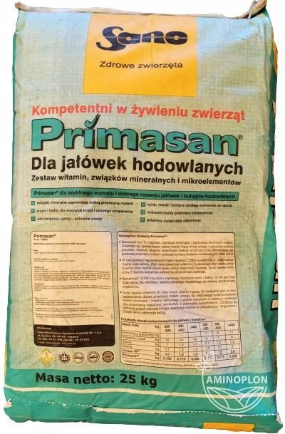 Primasan 25kg witaminy dla jałówek i buhajów - ceny i opinie - Ceneo.pl