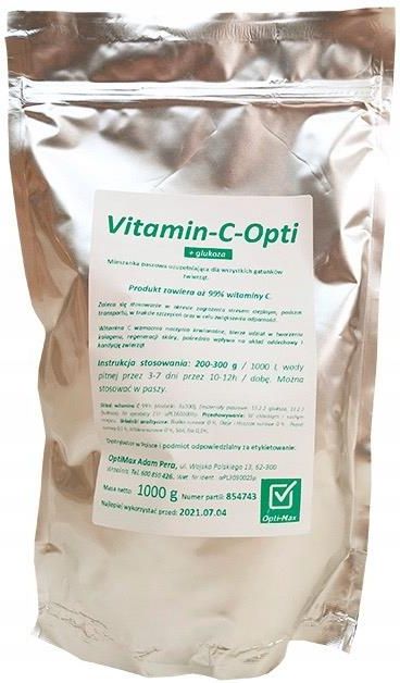 Vitamin-C-Opti 1 kg Witamina C odporność i stres - ceny i opinie - Ceneo.pl