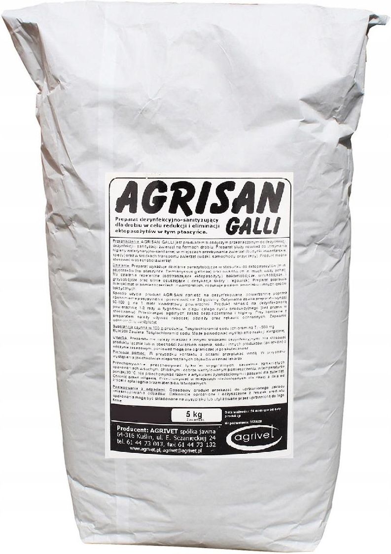 Agrisan Galli Dla Drobiu Eliminuje Ptaszyńca 25 Kg - Ceny i opinie ...