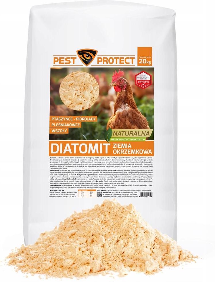 Diatomit Ziemia Okrzemkowa na Ptaszyńce Wszoły - Ceny i opinie - Ceneo.pl