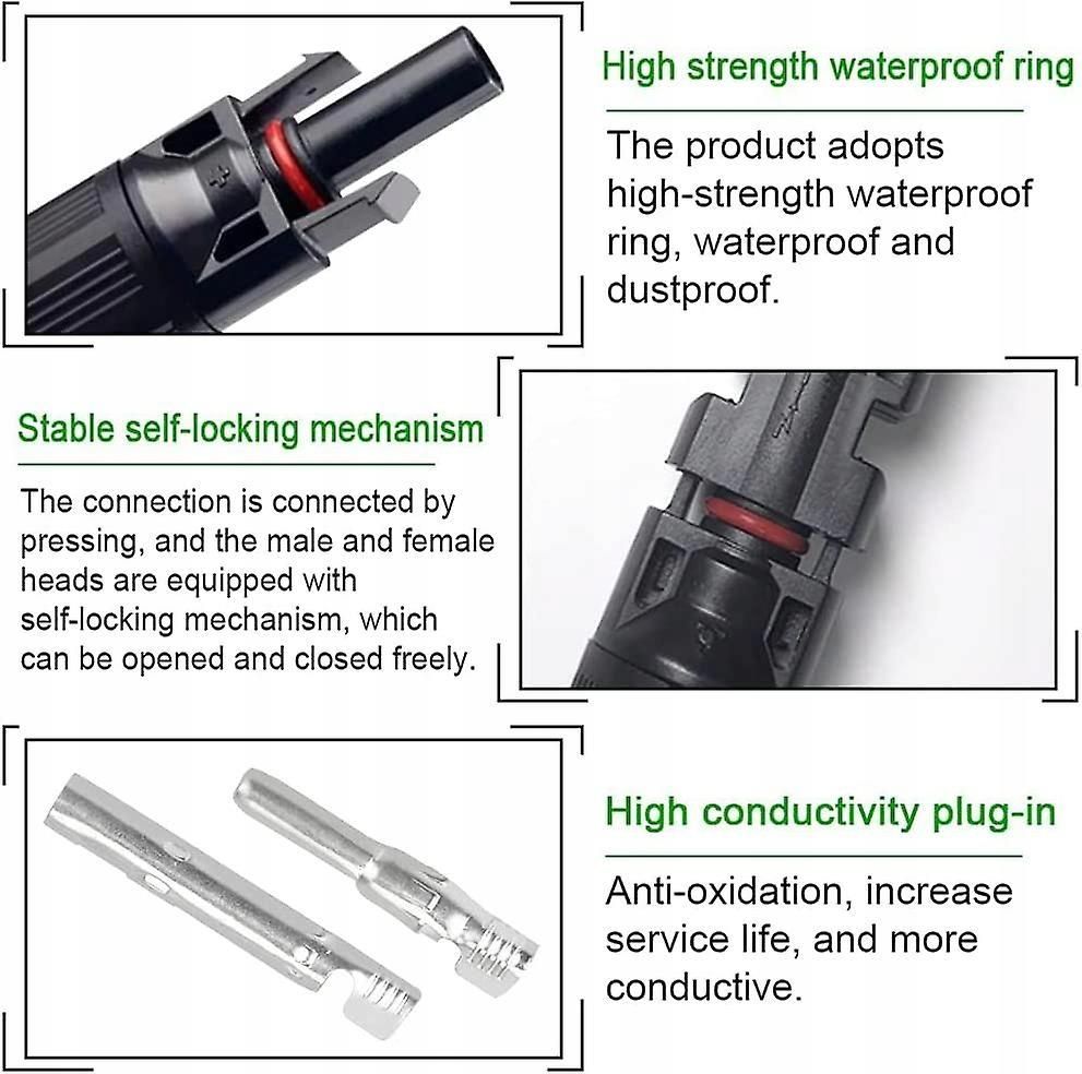 10 Pairs Mc4 Solar Connector Male/female Connector - Ceny i opinie ...